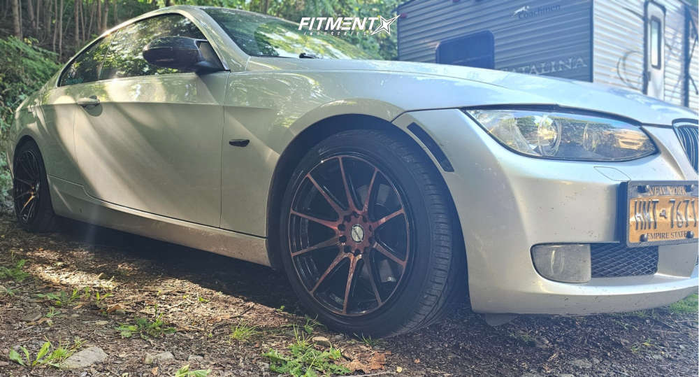 2008 BMW 328xi Base with 18x9 Shift Gear and Lexani 255x35 on Stock ...