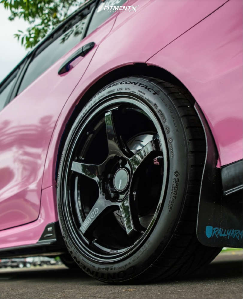 2016 Subaru WRX STI Limited with 18x9.5 Enkei Ts-5 and Continental ...