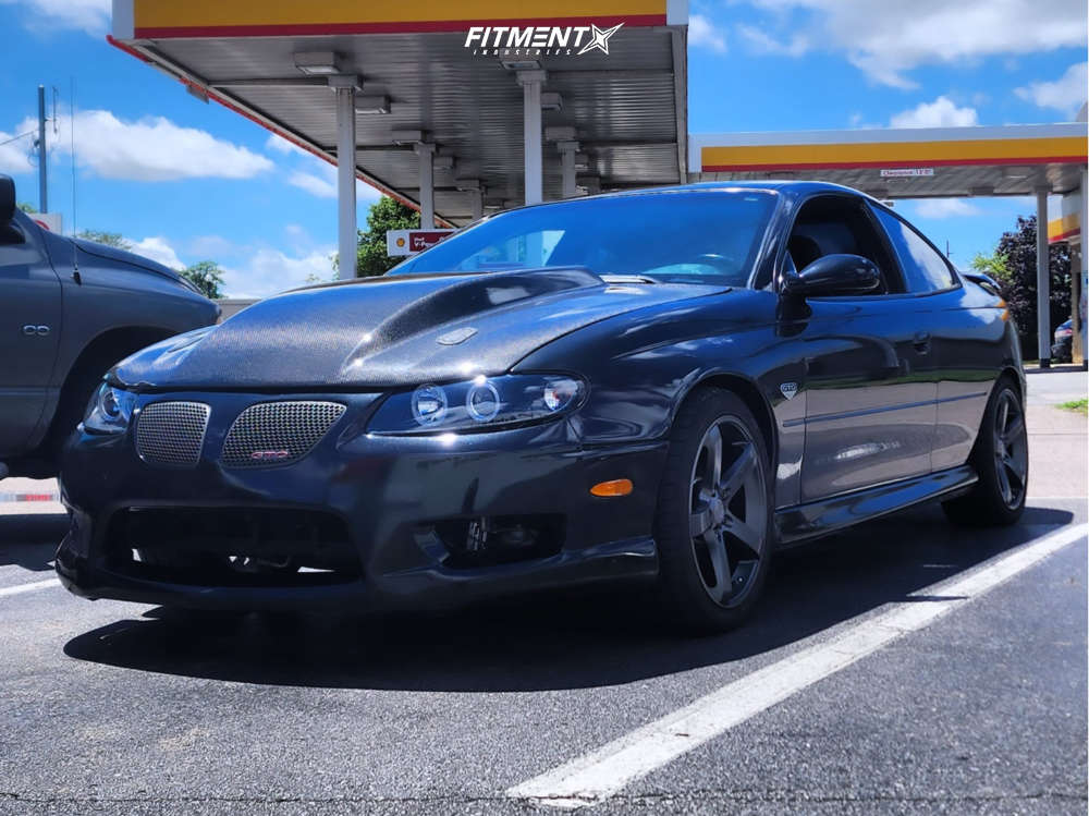 2005 Pontiac GTO Base with 18x8.5 MRR Vp5 and Nitto 245x40 on Stock ...