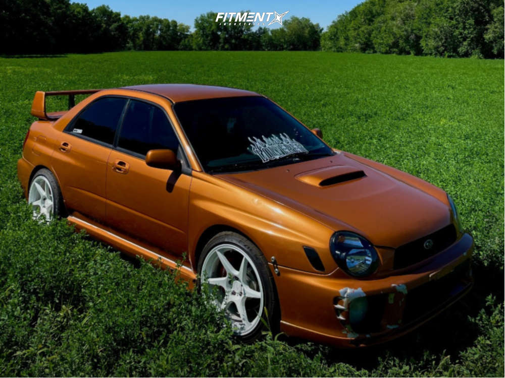 2002 Subaru Impreza WRX with 18x9.5 Anovia Titan and Falken 235x40 on ...
