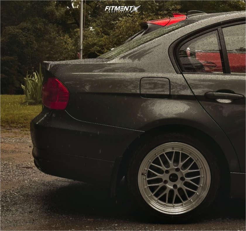 2011 BMW 328i XDrive Base with 17x8 Vors Vr8 and Continental 225x45 on Stock Suspension ...