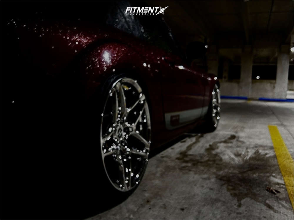 2008 Mazda MX-5 Miata Sport with 18x8.5 Heritage Ebisu Monoc and Lexani ...