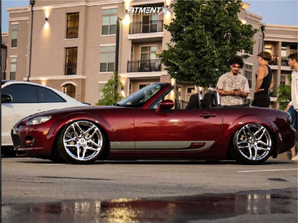 2008 Mazda MX-5 Miata Sport with 18x8.5 Heritage Ebisu Monoc and Lexani ...