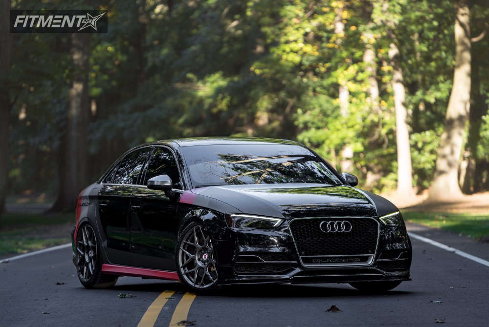 2015 Audi S3 Prestige with 19x8.5 HRE and Continental 245x35 on Air ...