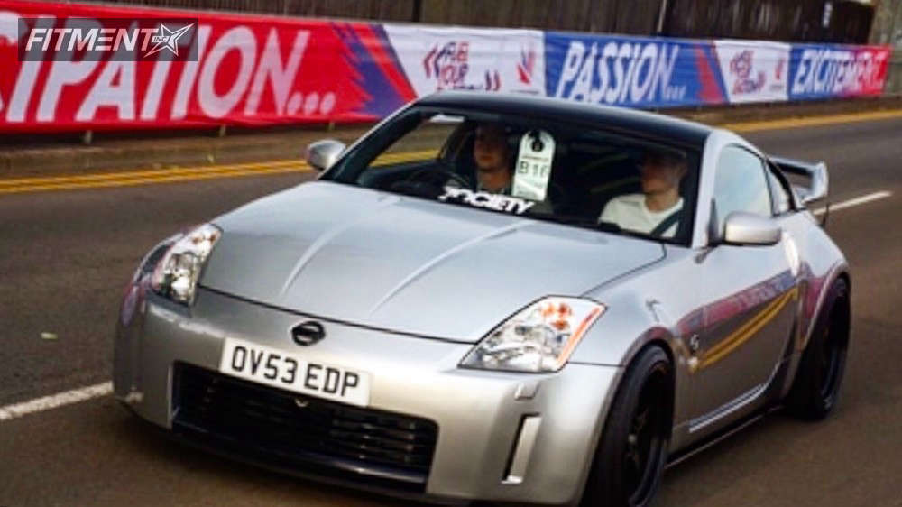2003 Nissan 350Z Track with 18x9 Rota D2EX and Bridgestone 245x35 on ...
