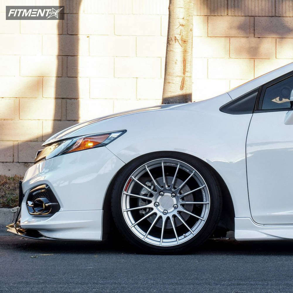 2015 Honda Civic Si with 18x9 Enkei Rs05-rr and Nitto 215x40 on Coilovers | 307487 | Fitment ...