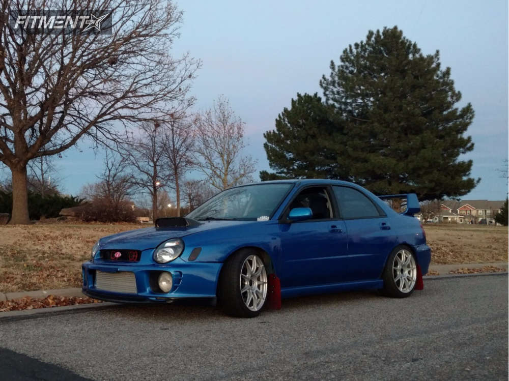 2002 Subaru WRX Base with 18x8.5 Enkei TS9 and Toyo Tires 225x40 on ...