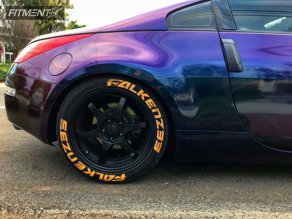 2008 Nissan 350Z Base with 18x8 Konig Backbone and Falken 225x45 on ...