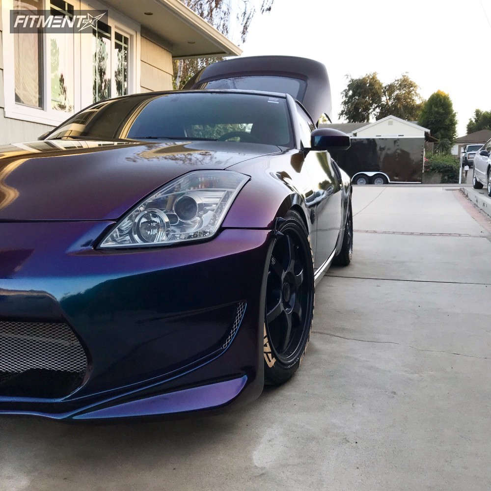 2008 Nissan 350Z Base with 18x8 Konig Backbone and Falken 225x45 on ...