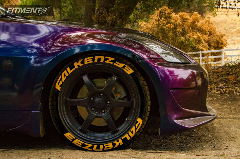 2008 Nissan 350Z Base with 18x8 Konig Backbone and Falken 225x45 on ...