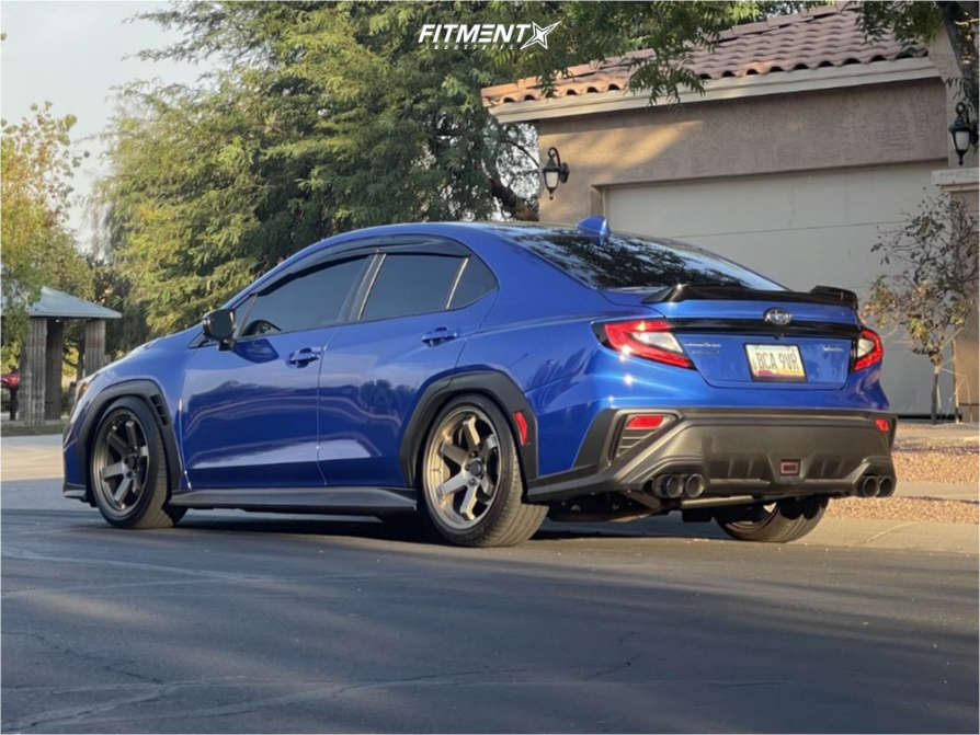2023 Subaru WRX Limited with 18x9.5 AVID1 Av6 and Dunlop 245x40 on ...