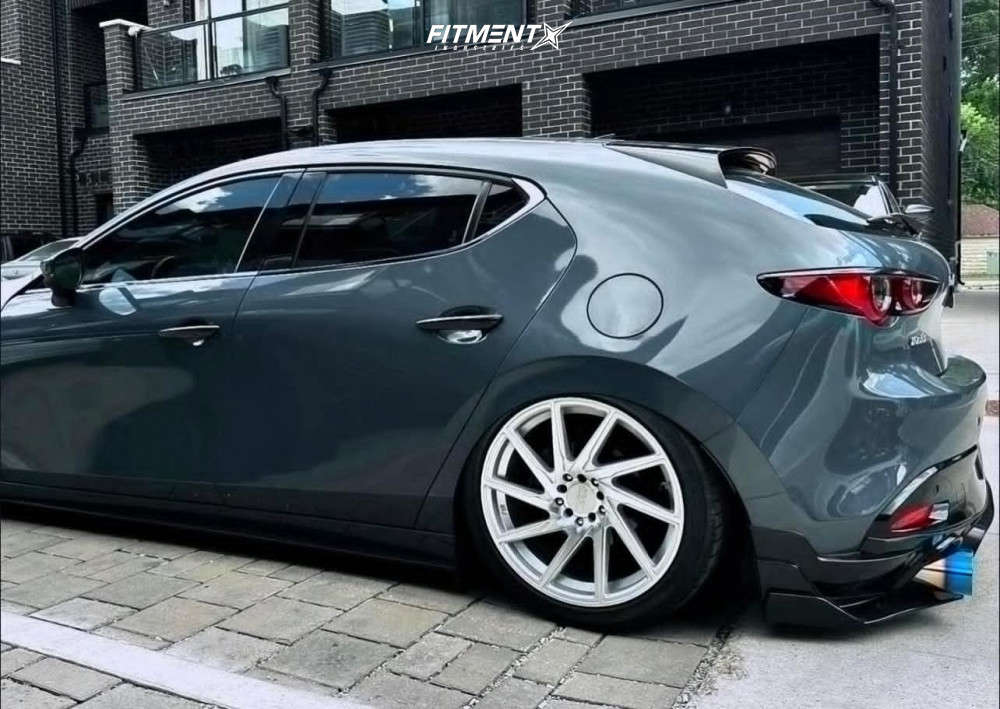 2022 Mazda 3 Sport GT with 18x8.5 F1R F29 and Bridgestone 215x45 on Air ...