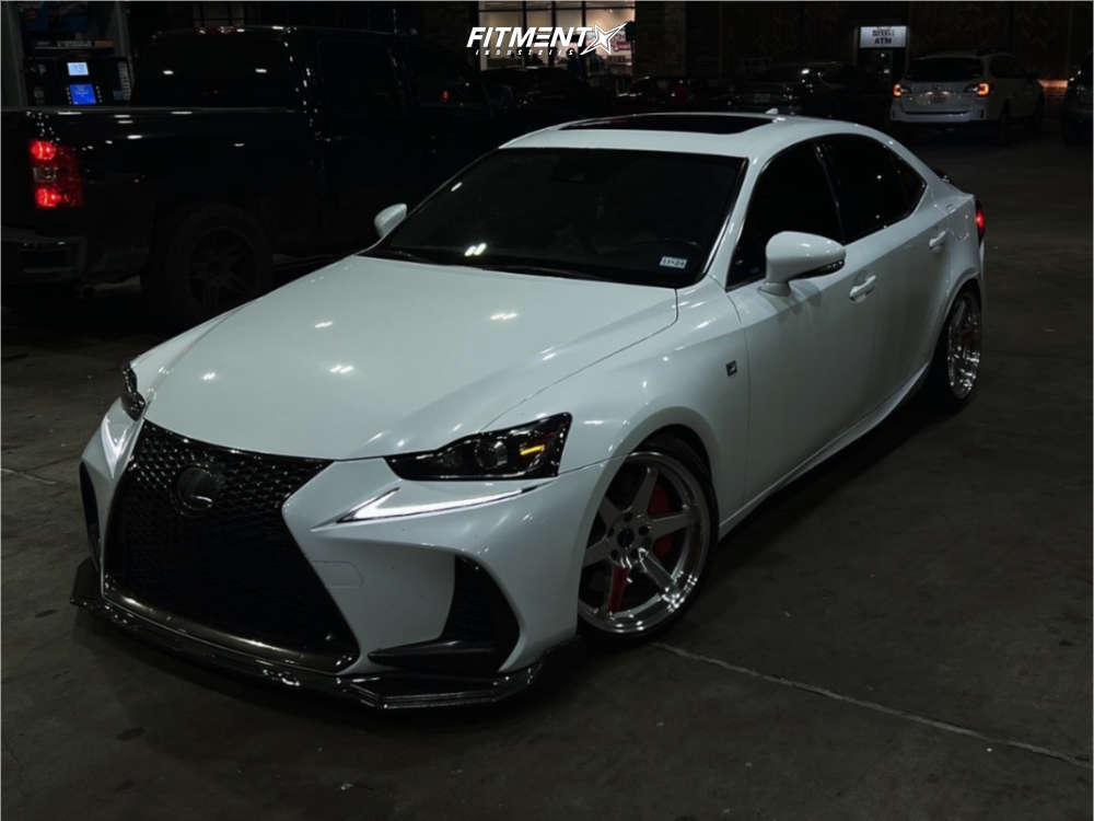 2017 Lexus IS350 F Sport with 18x9.5 Vors Tr37 and Lexani 255x35 on ...