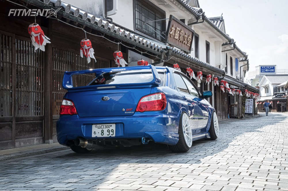 2007 Subaru Impreza WRX STI with 18x10 Enkei NT03RR and Nankang 225x35 ...