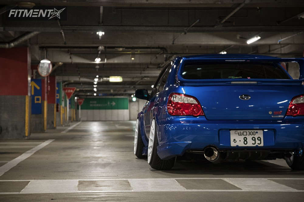 2007 Subaru Impreza WRX STI with 18x10 Enkei NT03RR and Nankang 225x35 ...