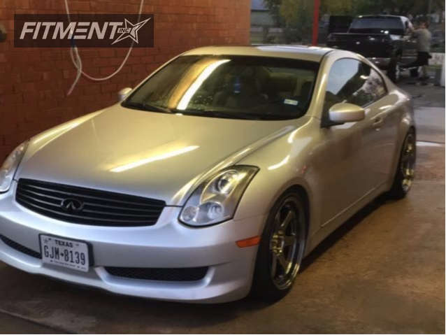 2006 INFINITI G35 Base with 19x9.5 Varrstoen Es2 and Falken 245x45 on ...