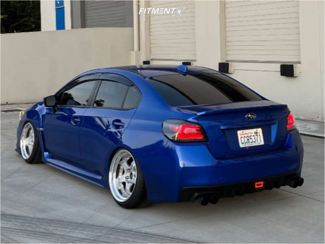 2020 Subaru WRX Base with 18x10 Work Meister S1 3p and Atlas 225x40 on ...