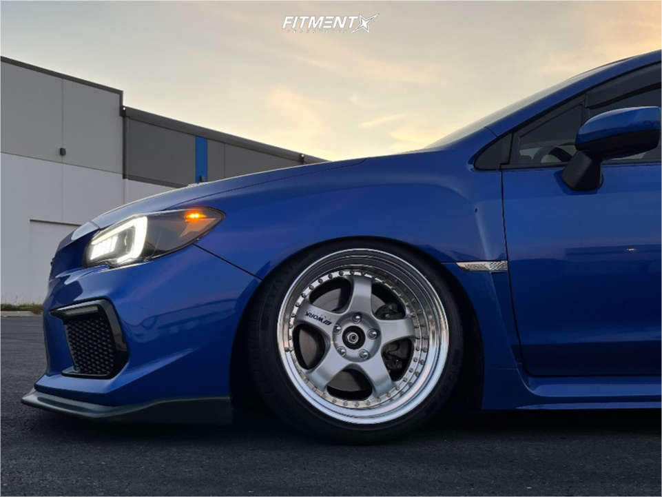 2020 Subaru WRX Base with 18x10 Work Meister S1 3p and Atlas 225x40 on ...