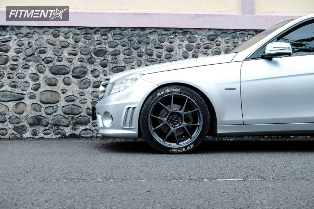 2010 Mercedes-Benz C250 Base with 18x8 WedsSport TC005 and GT Radial ...