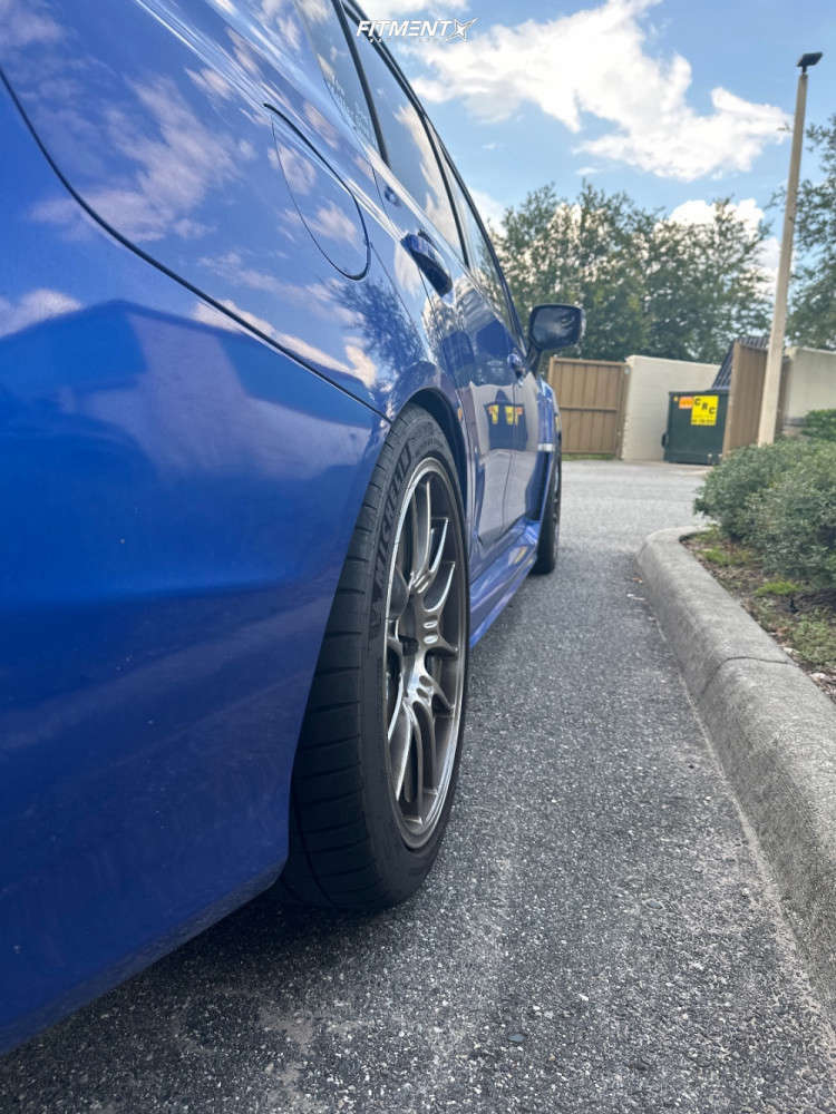 2021 Subaru WRX STI Limited with 18x9.5 Enkei Gtc02 and Michelin 265x35 on Coilovers | 3082544 ...