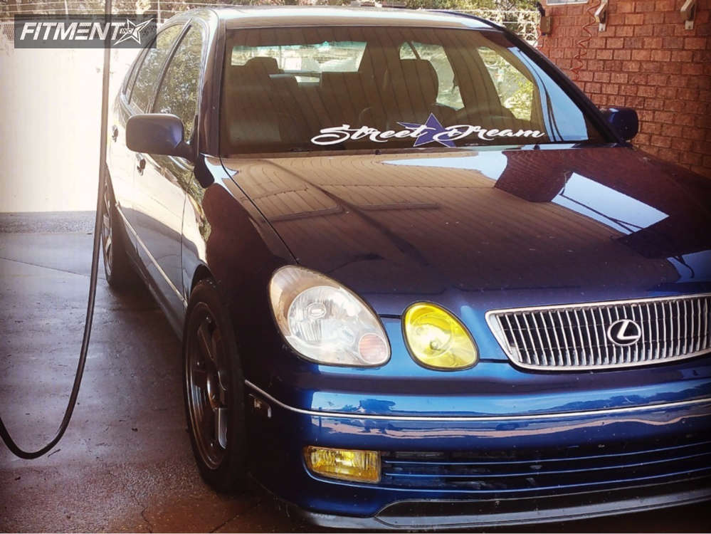 1998 Lexus GS400 Base with 18x9 Volk Te37 and Pirelli 255x40 on ...