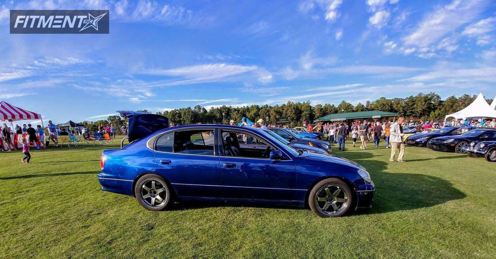 1998 Lexus GS400 Base with 18x9 Volk Te37 and Pirelli 255x40 on ...