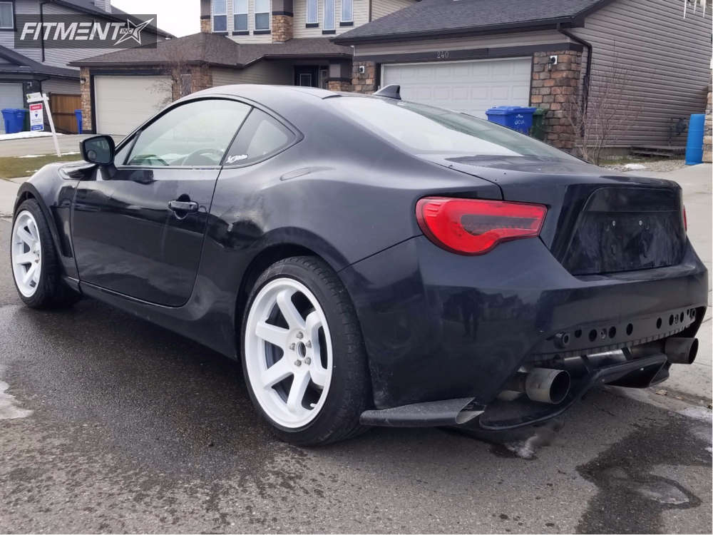2015 Scion FR-S Base with 18x9.5 MST Mt01 and Bridgestone 245x45 on ...