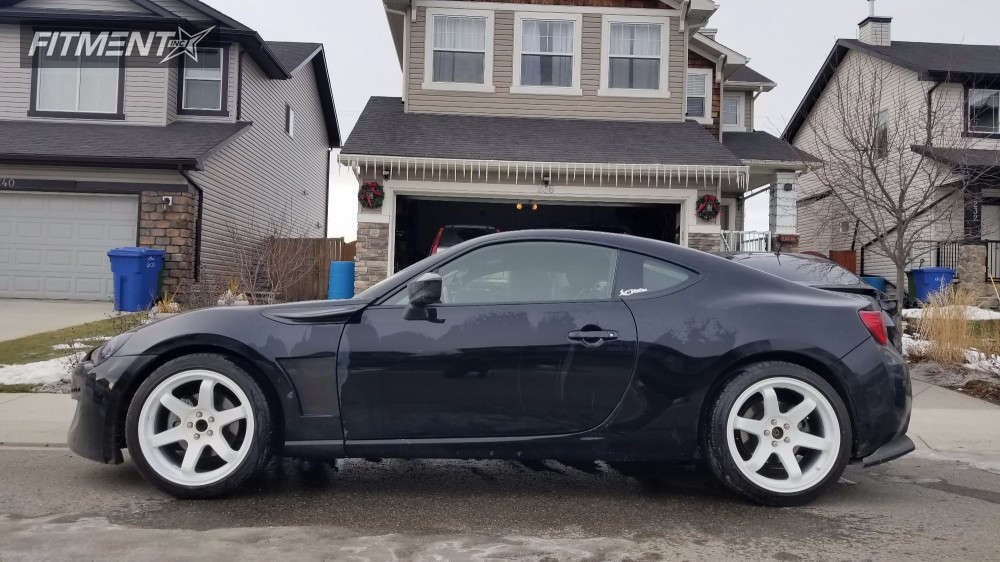 2015 Scion FR-S Base with 18x9.5 MST Mt01 and Bridgestone 245x45 on ...