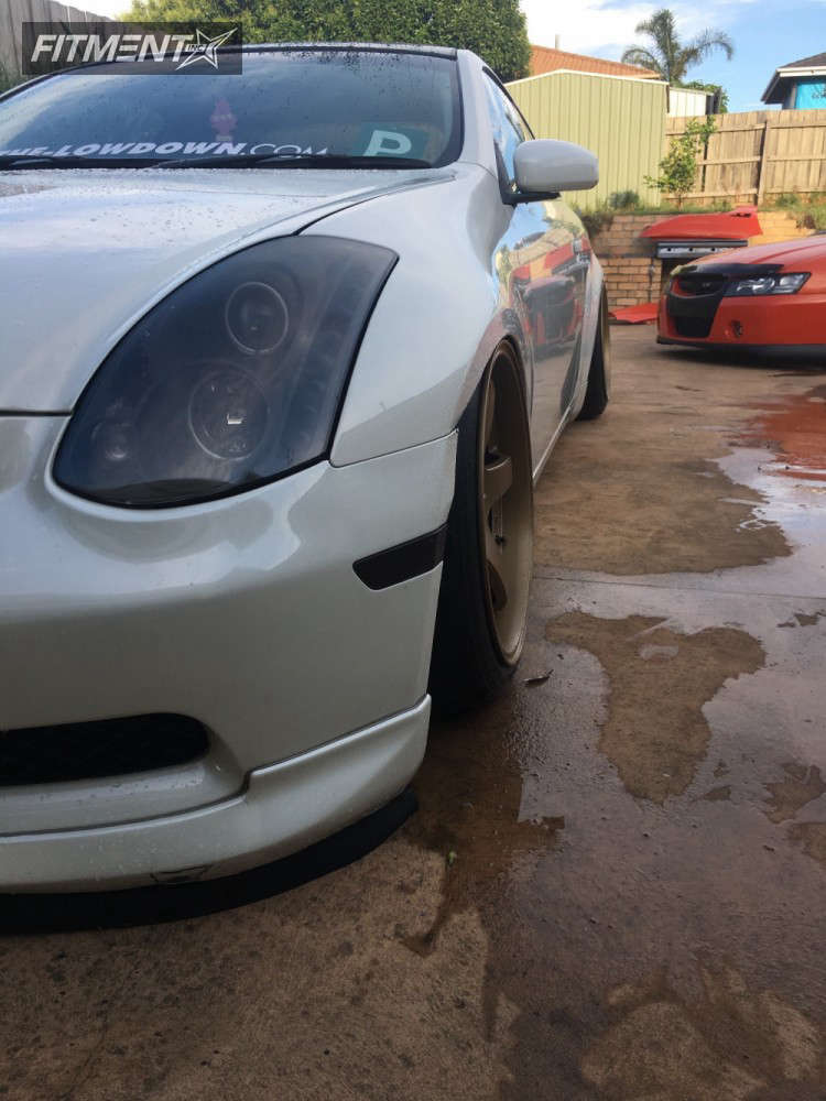 2003 INFINITI G35 Base with 18x9.5 Gaia Racing Wheels and Yokohama ...