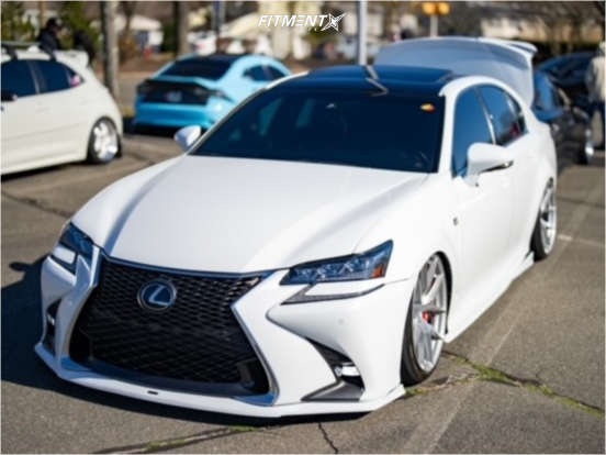 2018 Lexus GS350 F Sport with 20x9 Aodhan Aff7 and Falken 235x45 on Air ...