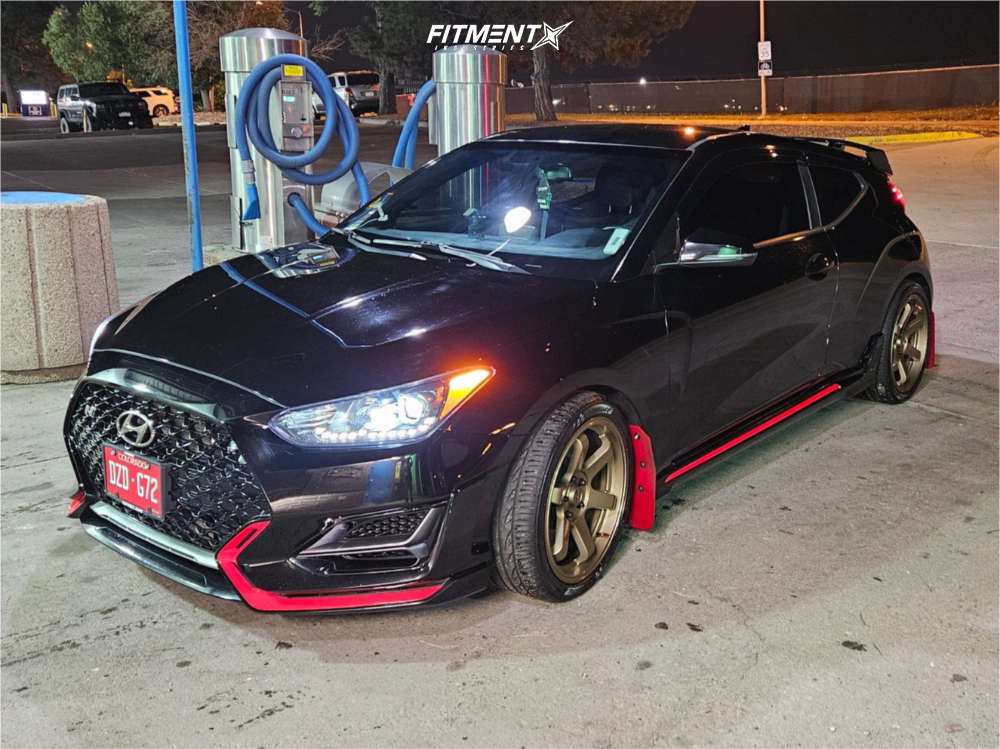 2019 Hyundai Veloster N Base with 18x8.5 F1R F106 and Lexani 255x35 on ...