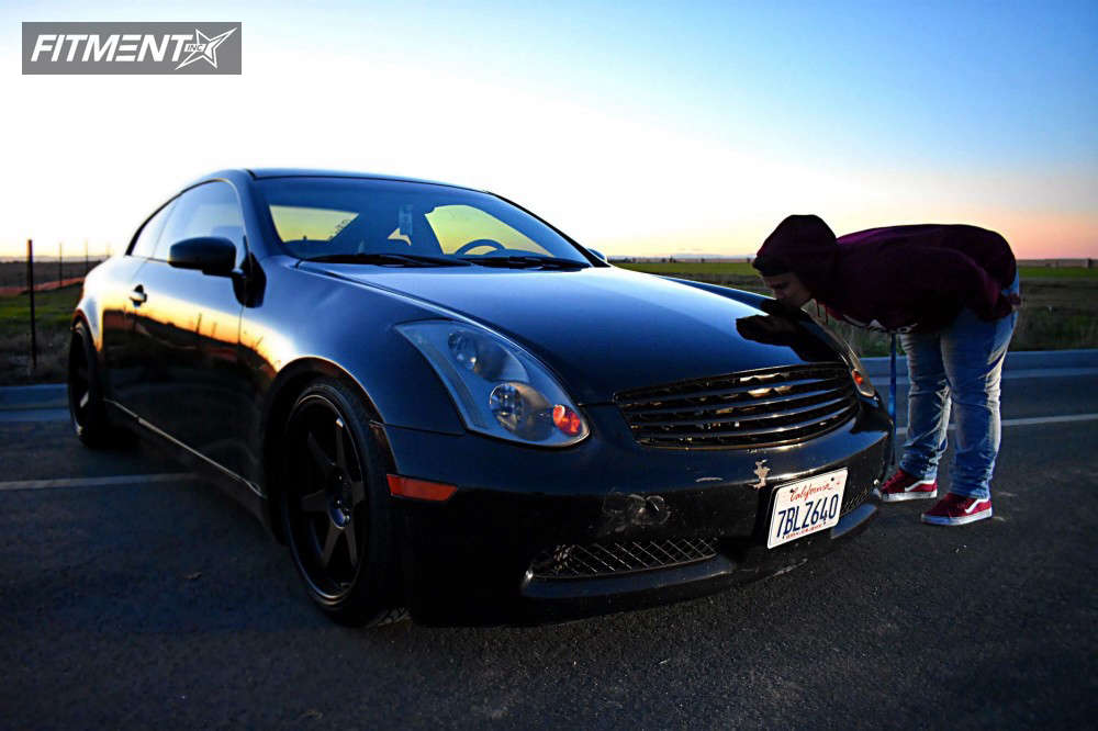2006 INFINITI G35 Base with 19x9.5 Varrstoen Es2 and Continental 225x40 ...