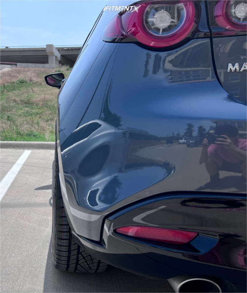 2023 Mazda 3 2.5 Turbo with 18x8.5 Enkei Tsr-x and Continental 235x40 ...