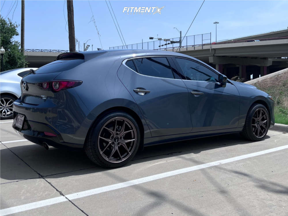 2023 Mazda 3 2.5 Turbo with 18x8.5 Enkei Tsr-x and Continental 235x40 ...