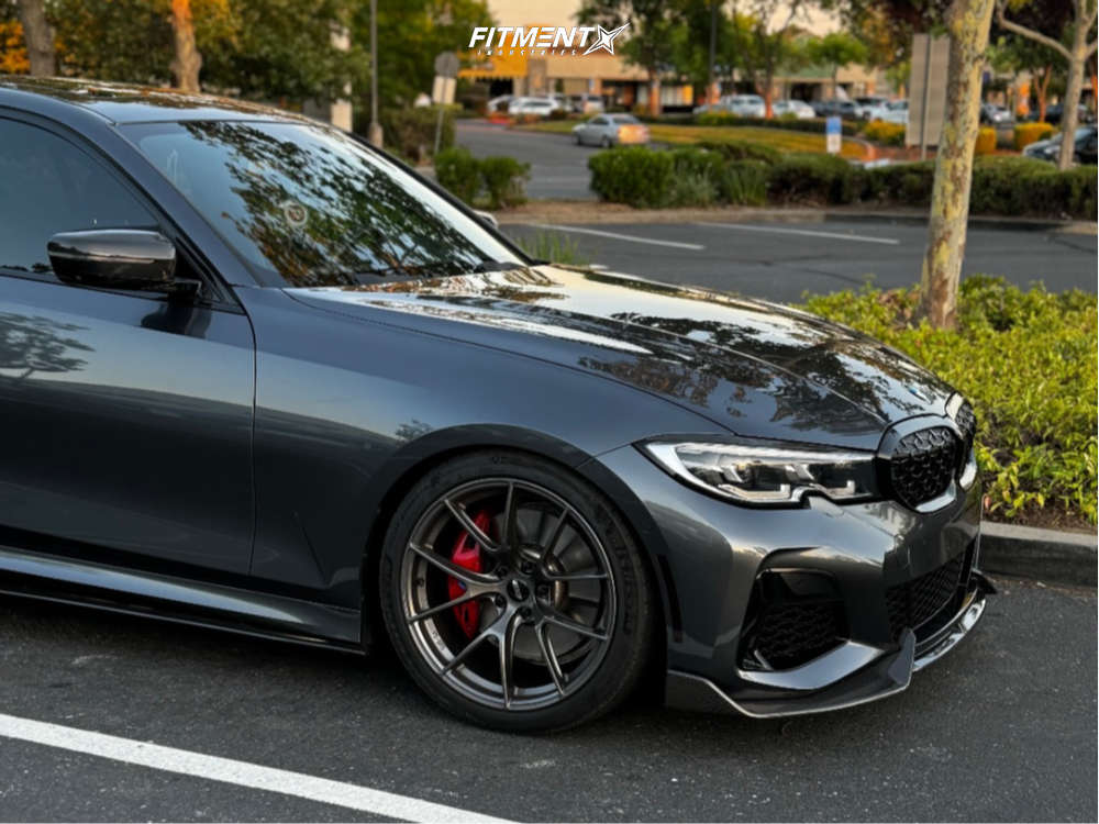 2021 BMW M340i Base with 19x9 Apex Vs-5rs and Michelin 235x40 on ...