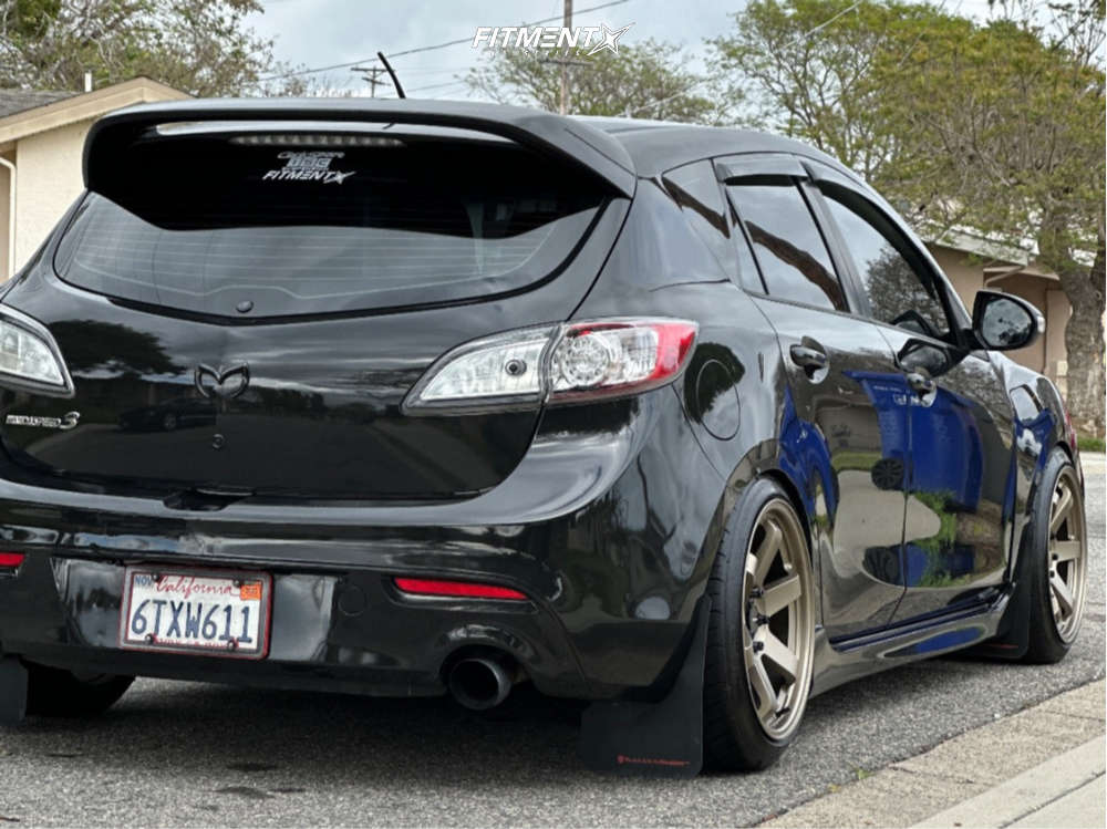 2012 Mazda 3 Mazdaspeed with 18x9.5 AVID1 Av6 and Michelin 245x40 on Coilovers | 3090538 ...