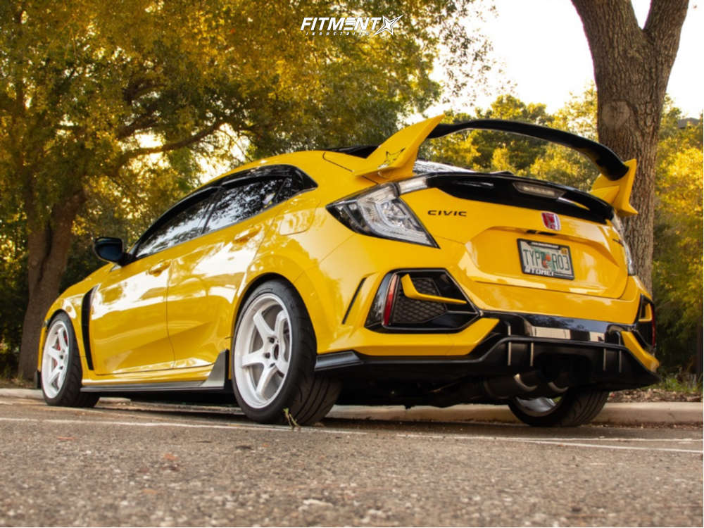 2021 Honda Civic Type R with 18x9.5 Advan Racing Gt Premium and ...