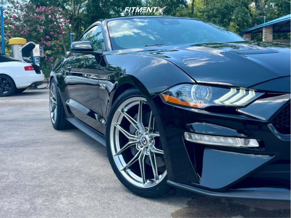 2022 Ford Mustang GT Premium with 20x10 HRE FlowForm Ff21 and Nitto ...