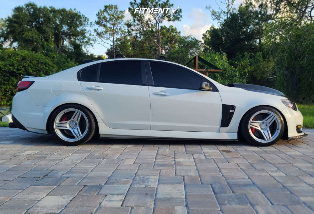 2016 Chevrolet SS Base with 18x9.5 Anovia Treble and Hankook 245x40 on ...