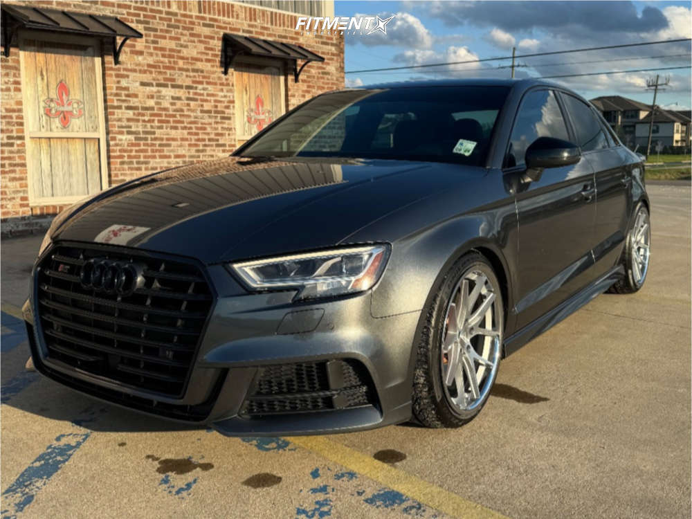 2019 Audi S3 Premium Plus with 19x9.5 Ferrada FR2 and Continental ...