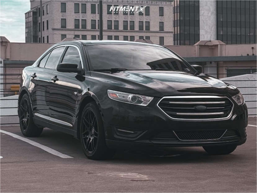 2014 Ford Taurus Limited with 19x8.5 Forgestar F14 and Vercelli 255x45 on Lowering Springs ...