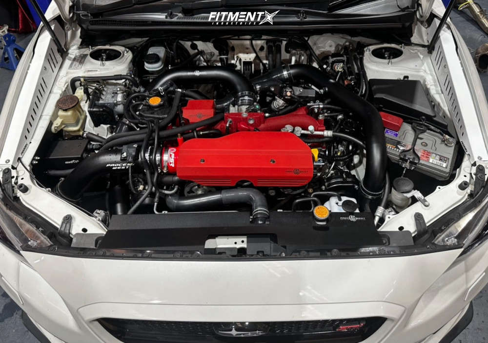 2016 Subaru WRX STI Limited with 18x9.5 AME Tracer TM-02 and Michelin ...