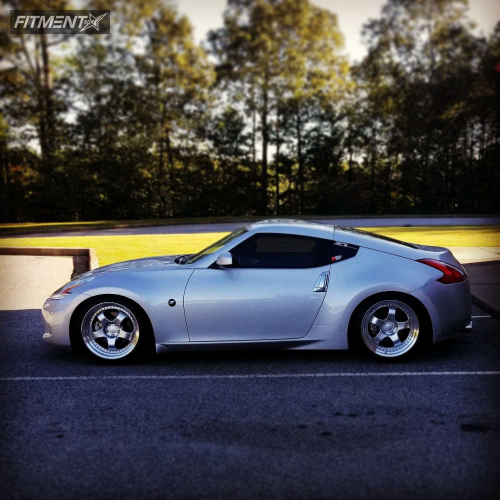 2016 Nissan 370Z Base with 19x9.5 Varrstoen Es6 and Achilles 245x40 on Lowering Springs | 309643 ...