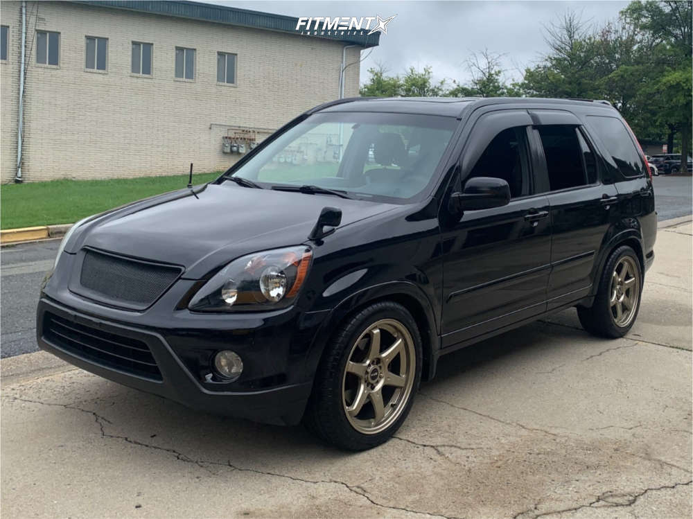 2006 Honda CR-V EX with 18x8 NS Ns1507 and Goodyear 235x45 on Lowering ...