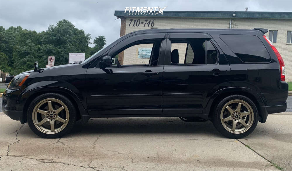 2006 Honda CR-V EX with 18x8 NS Ns1507 and Goodyear 235x45 on Lowering ...