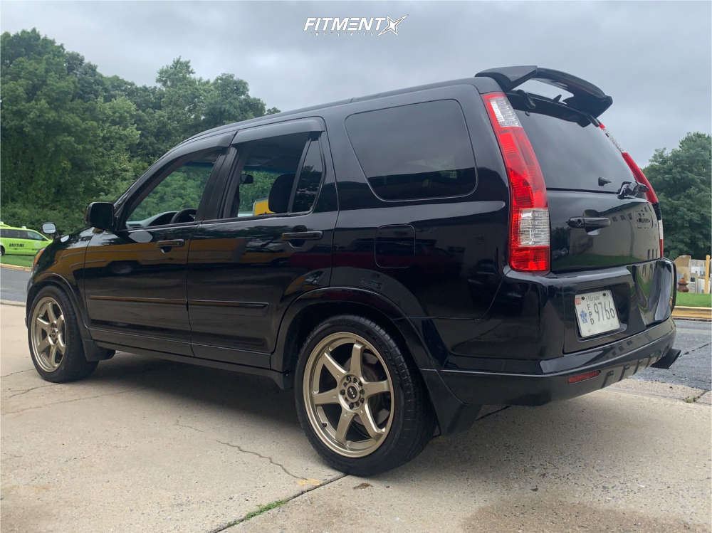 2006 Honda CR-V EX with 18x8 NS Ns1507 and Goodyear 235x45 on Lowering ...