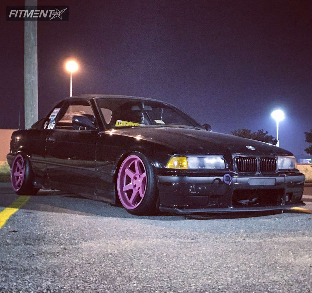 1994 BMW 325i Base with 17x9.5 ESR Sr07 and Lexani 205x40 on Coilovers ...