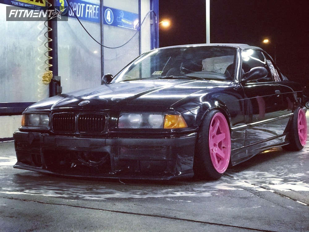1994 BMW 325i Base with 17x9.5 ESR Sr07 and Lexani 205x40 on Coilovers ...
