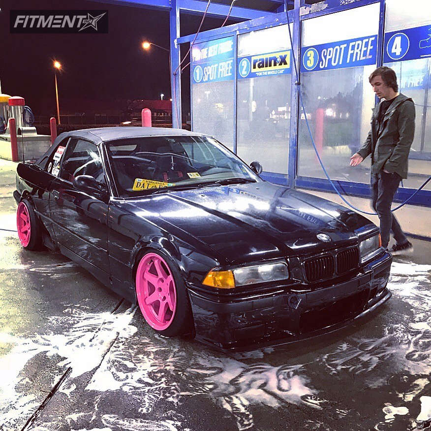 1994 BMW 325i Base with 17x9.5 ESR Sr07 and Lexani 205x40 on Coilovers ...