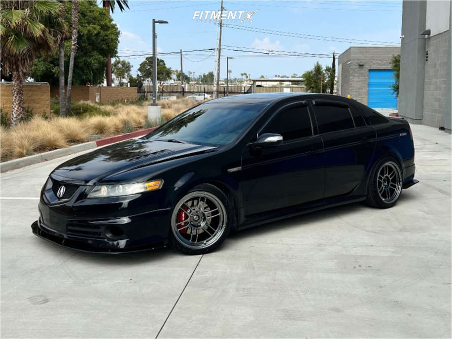 2008 Acura TL Type-S with 18x9.5 Enkei Rpf1 and Blackhawk 235x45 on ...